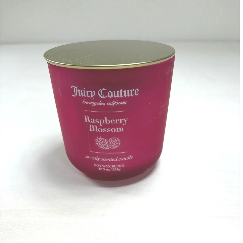 Juicy Couture | Accents | Juicy Couture Raspberry Blossom Scented Soy ...